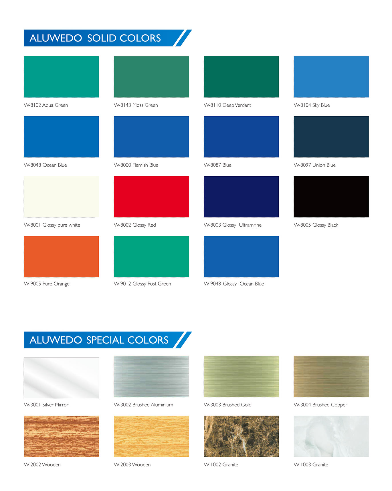 Color Gallery – Suzhou Aluwedo CO.,LTD