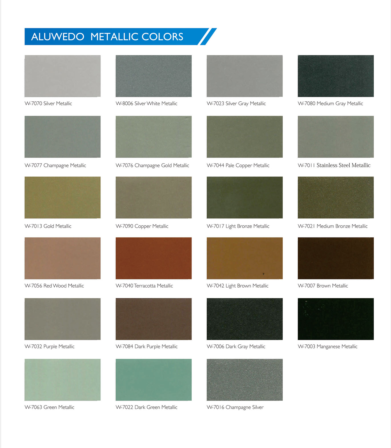 Color Gallery – Suzhou Aluwedo CO.,LTD